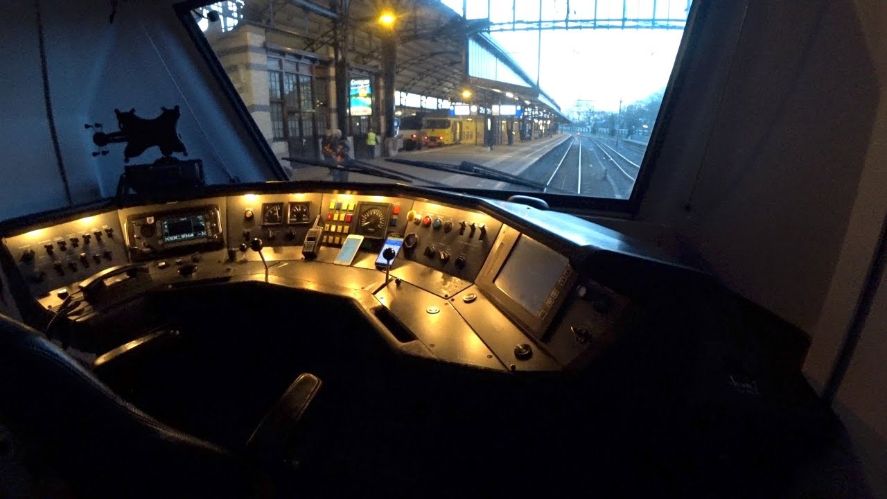 Train Driver's POV Amsterdam - Haarlem - Den Haag VIRM 2018 - YouTube