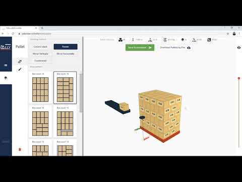 Pally Pallet Builder demo - YouTube