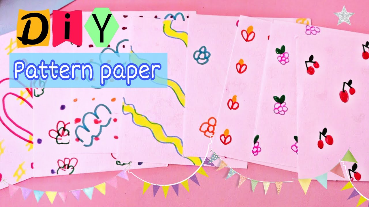 How To Make Pattern Paper At Home part 1 Easy Way To Making Pattern How To Make Pattern Paper At Home part 1 Easy Way To Making Pattern
