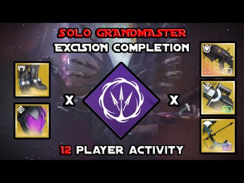 Solo Grandmaster Excision Completion - 12 Player Activity - Void Hunter ...