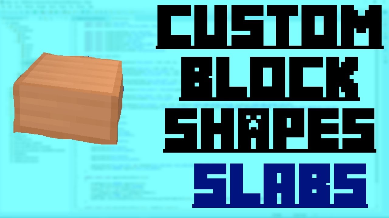 Custom Slab - Minecraft Modding 1.12 - Episode 12 - YouTube