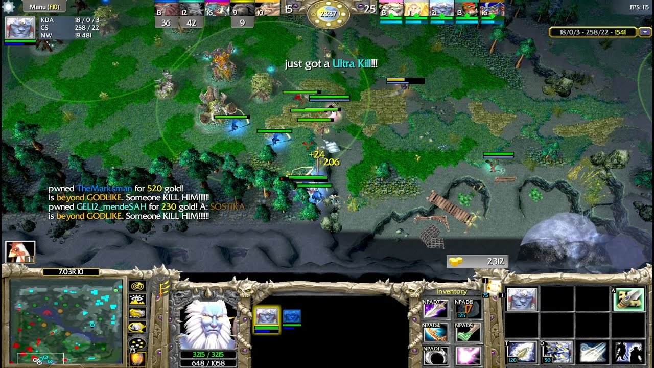 DOTA 1 Phantom Lancer Azwraith Beyond GODLIKE #5 + ULTRA KILL - YouTube