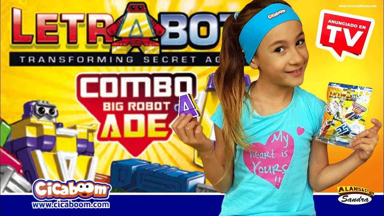 LETRABOTS COMBO BIG ROBOT ADE -CICABOOM - YouTube