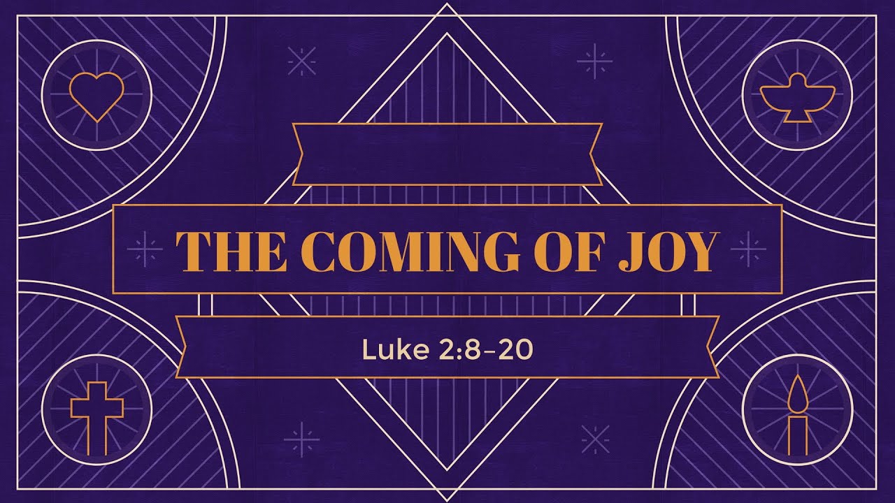 Rev. Michael Coppedge - "The Coming of Joy" - YouTube