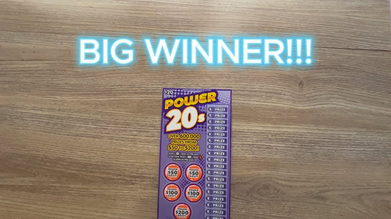 BIG WINNER!!! | NC Lottery Scratch Offs - YouTube