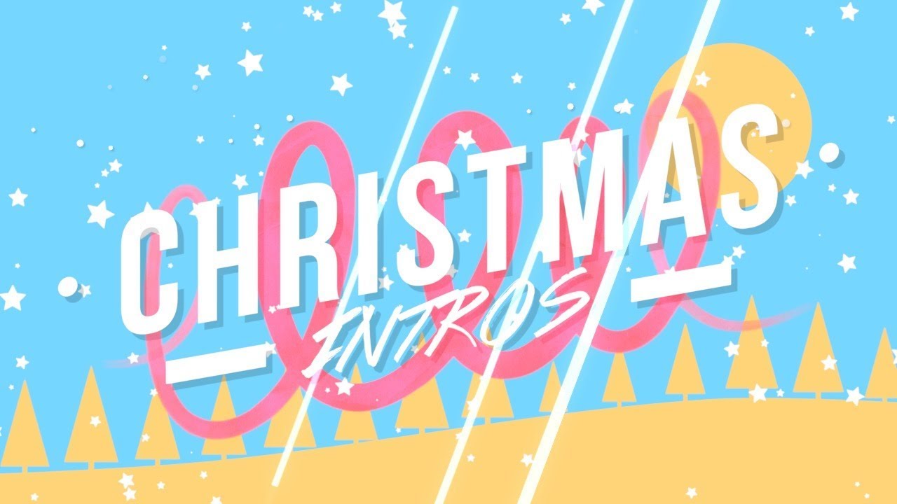 ANIMATED CHRISTMAS INTRO TEMPLATES - YouTube