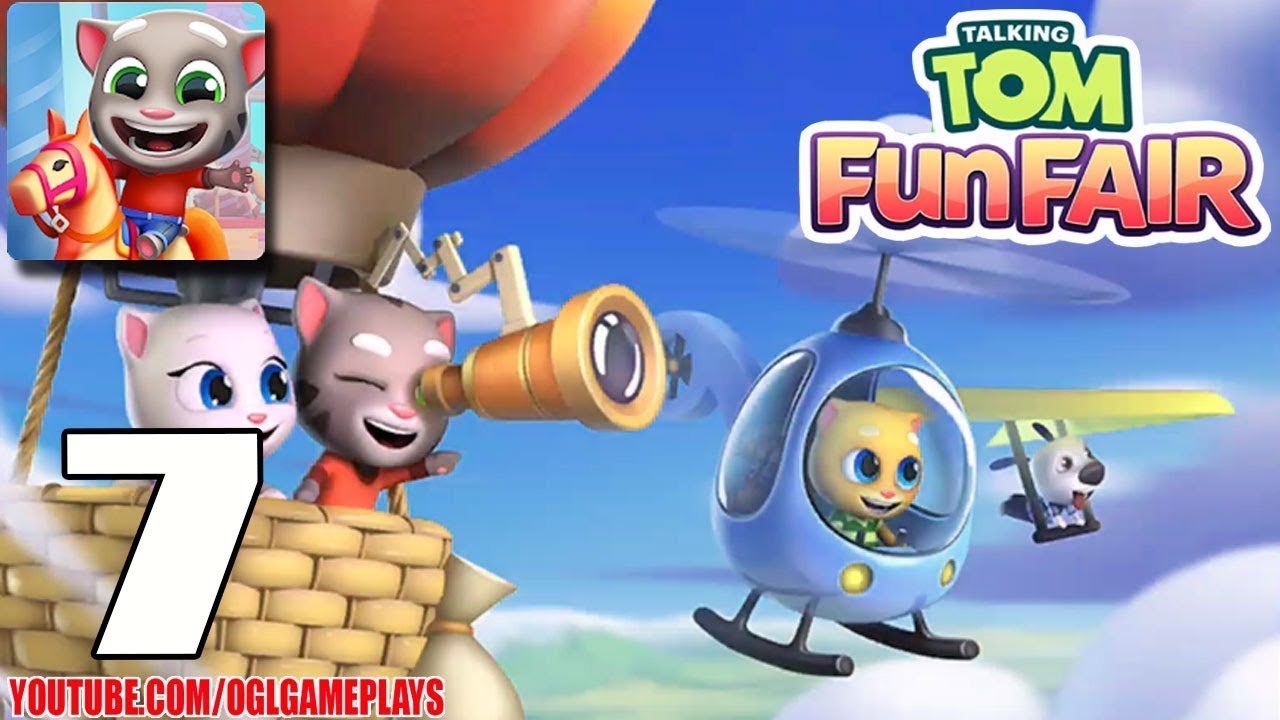 Talking Tom Fun Fair Gameplay Walkthrough Part 7 [Android IOS] - YouTube