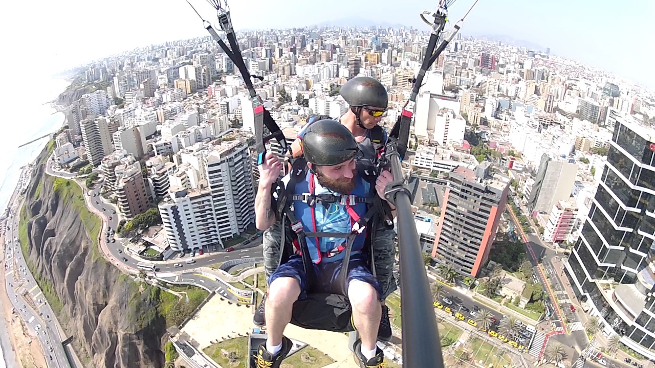 Paragliding Lima, Peru - YouTube