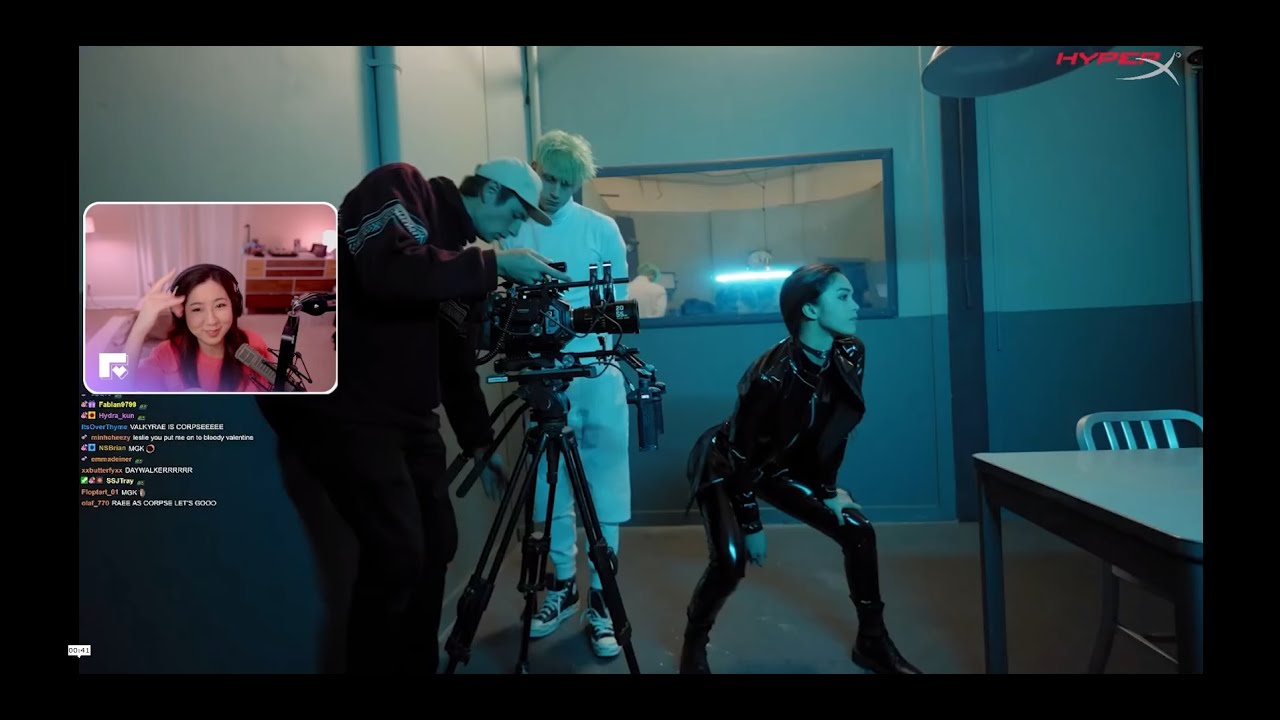 Fuslie Gets an Unexpected Call From Valkyrae While Reacting to MGK ...