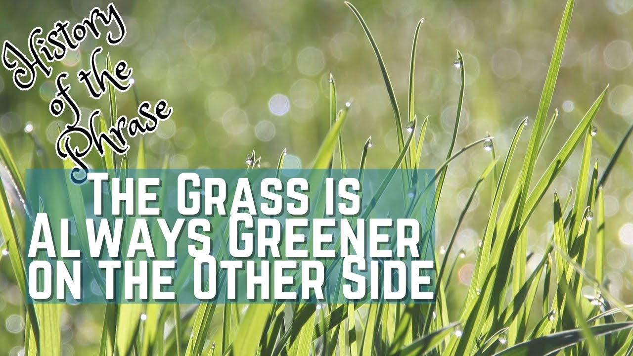 The grass is always greener on the other side - Idioms | History of the ...