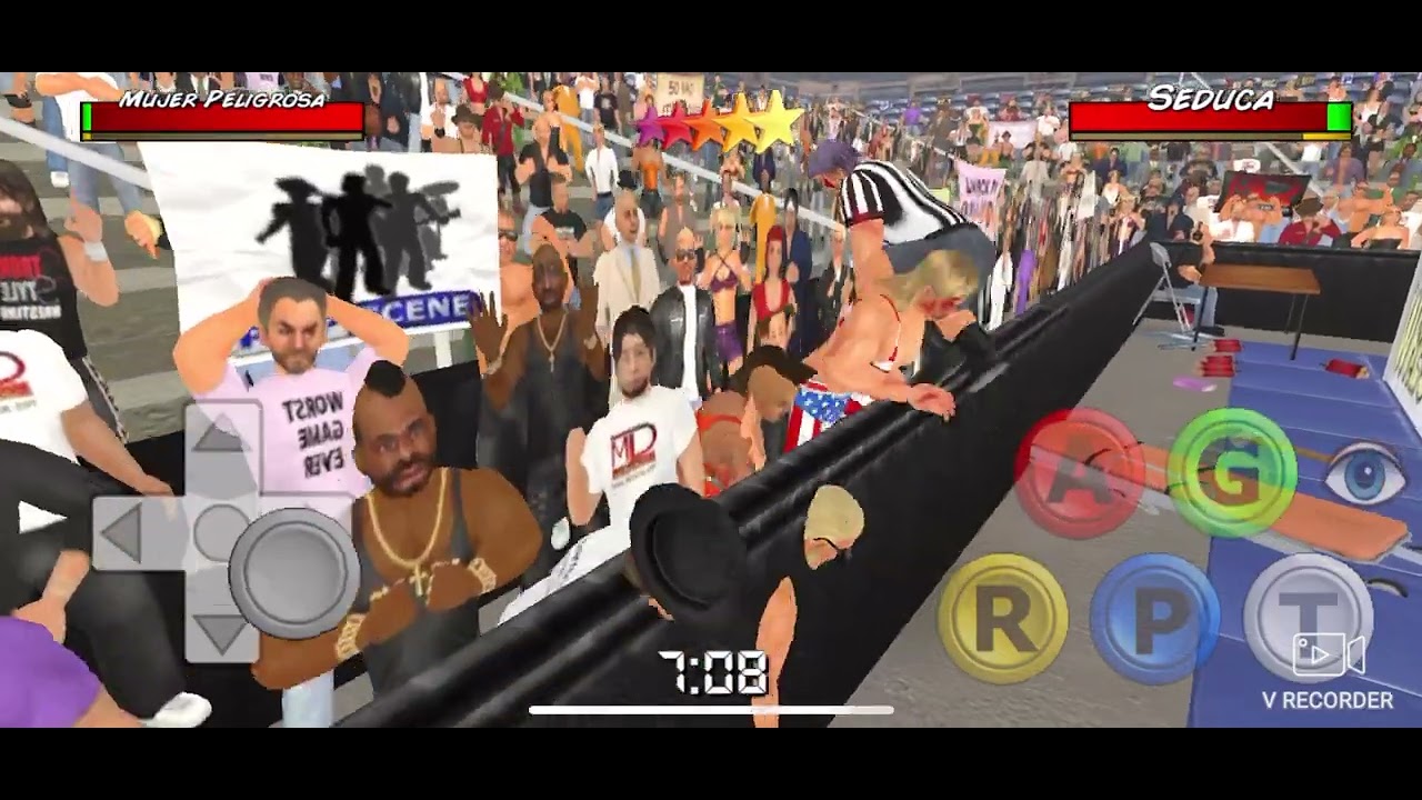 Madusa vs Mujer II for the Women’s World Championship Exploding Barbed ...