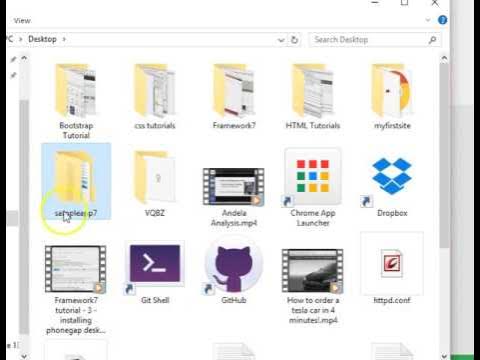 Framework7 Tutorial 4 Setting Up Phonegap for android and ios development - YouTube