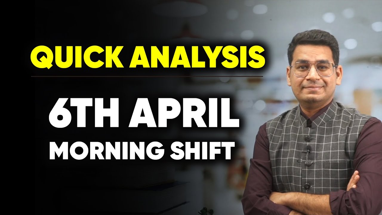 JEE Main (April) 2023 | 6th April Morning Shift Analysis in 60seconds ...