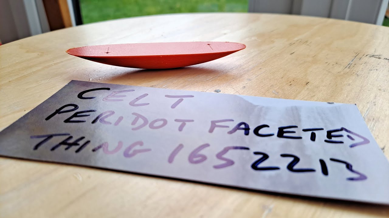 Random stuff off Thingiverse - Celt or Rattleback - Thingiverse 1652213 ...