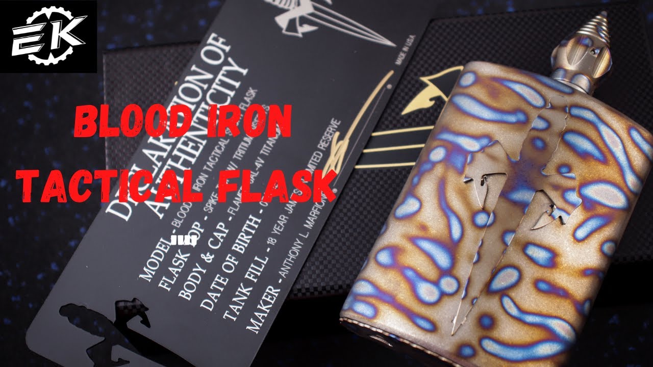 Marfione Custom Blood Iron Flask - YouTube