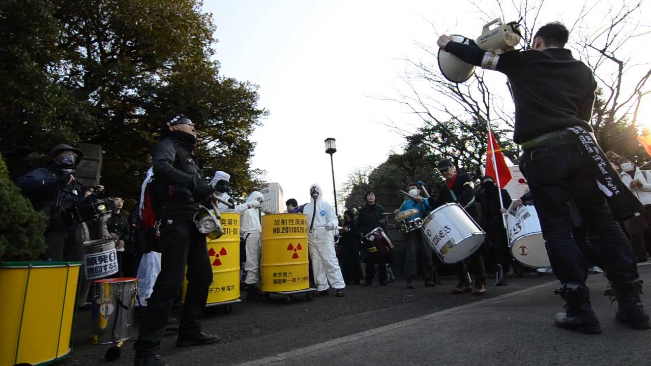 20140309 No Nukes Day Drum Protest against Nuclear Power Plant - YouTube