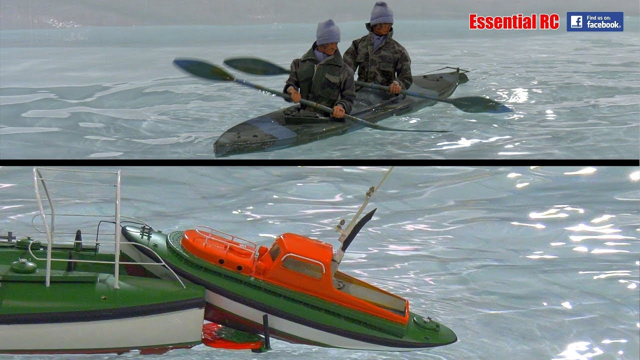 RC Launch and Recovery LIFEBOAT and Rowing MARINES - YouTube