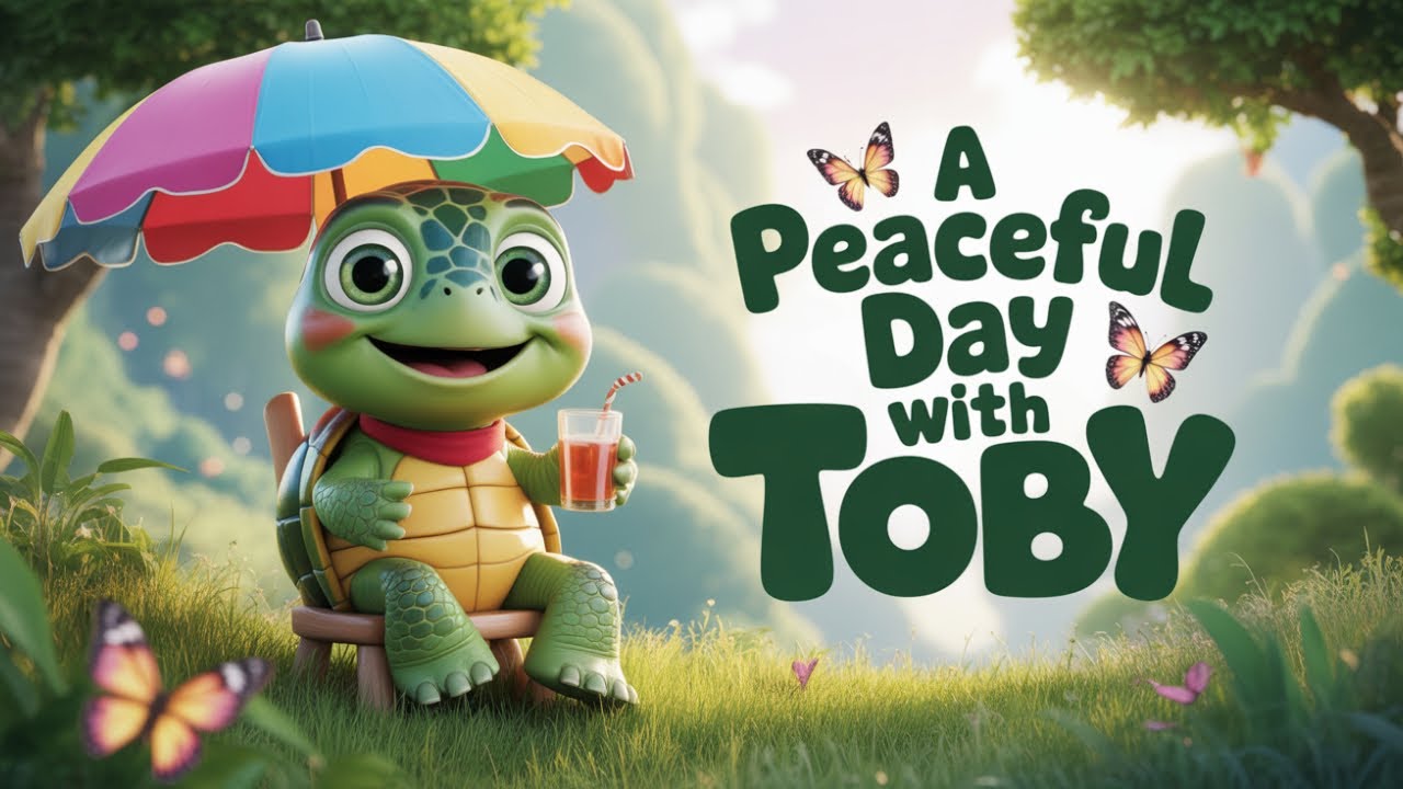 Turtle’s peaceful Day 🐢💚 | Cutest Day in a toby's life | #animation# ...
