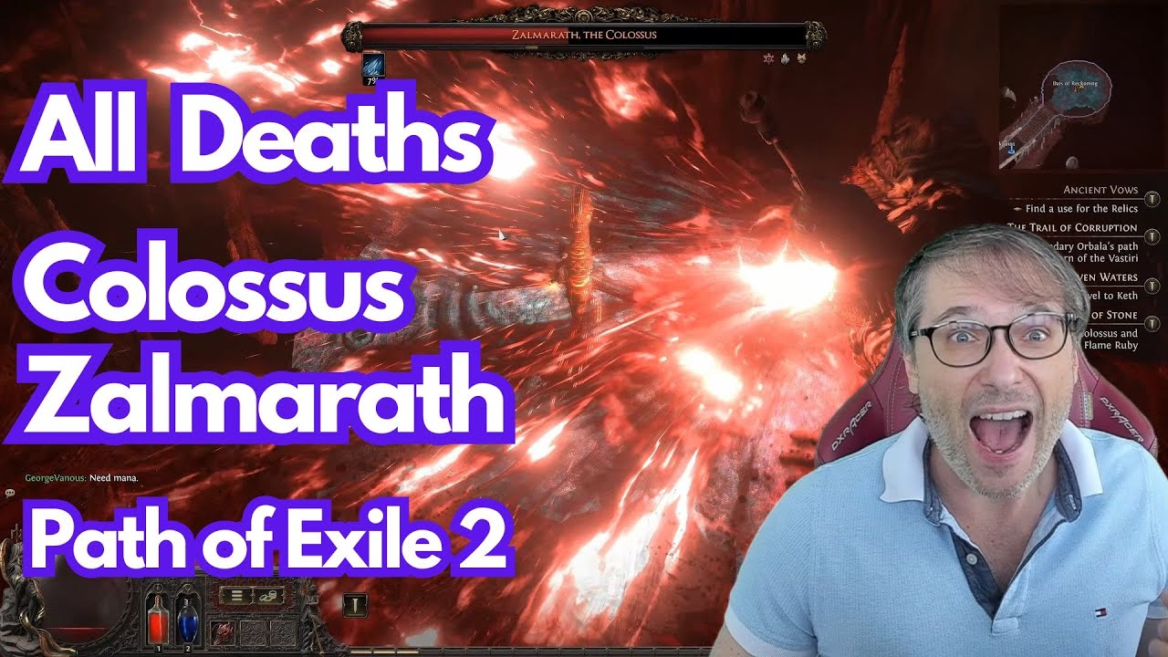 All deaths - Colossus Zalmarath - Path of Exile 2 ️ Heartbeat - YouTube