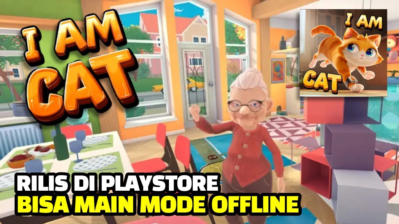 Review Game Kucing Oren Lucu Di Android - I Am Cat - YouTube