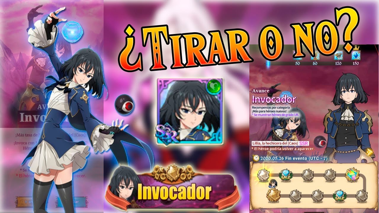 ¿TIRAR O NO? Lilia (Invocador) | 7DS: Grand Cross Español - YouTube
