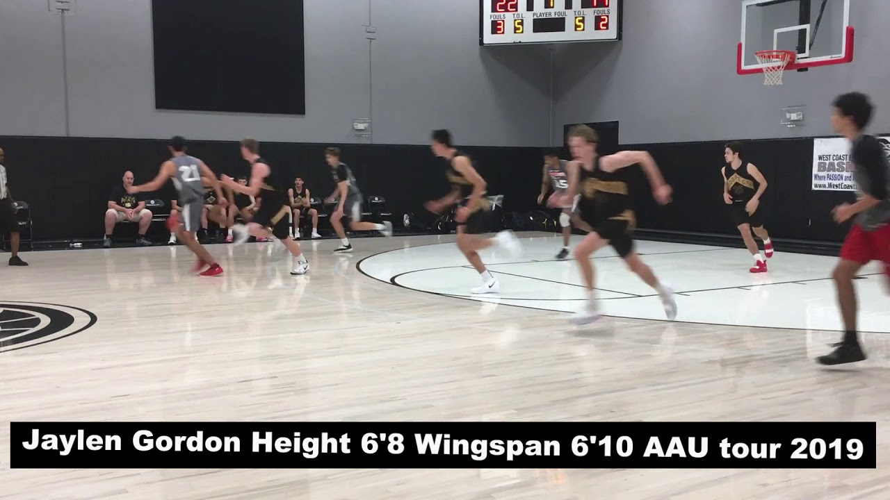 Jaylen Gordon AAU tour July 2019 6'8 #41 E: jcgor2@gmail.com - YouTube