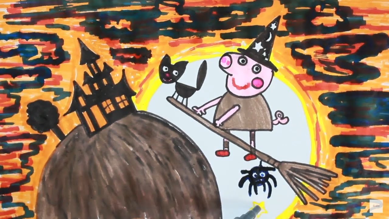 Halloween Peppa Pig Witch - YouTube