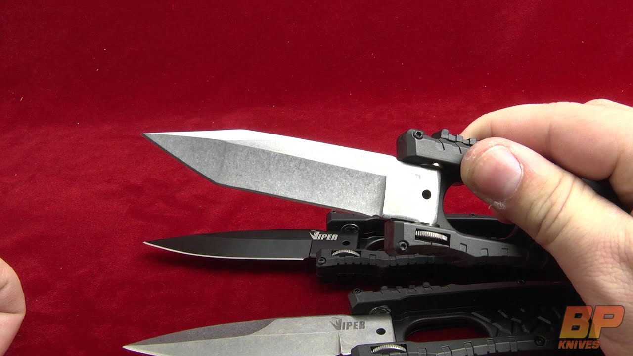 Schrade Viper Side Opening Knife - YouTube