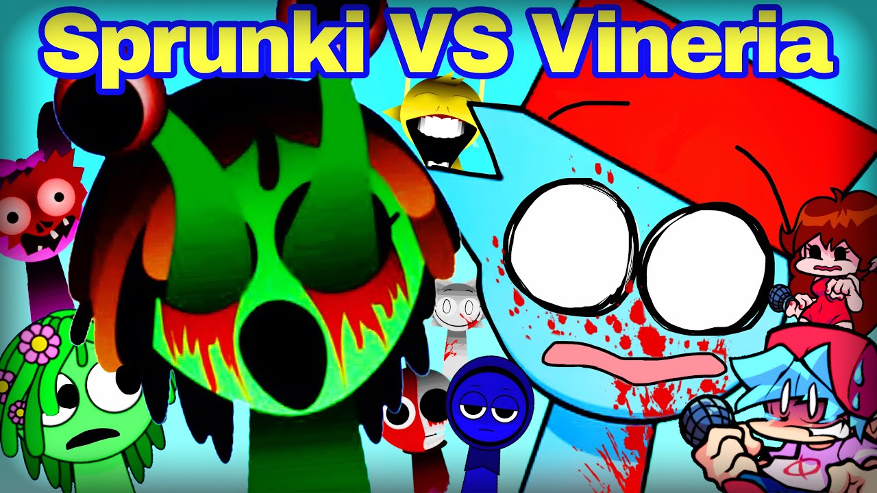 Friday Night Funkin' Sprunki HORROR Vineria VS BF & Jevin | Incredibox ...