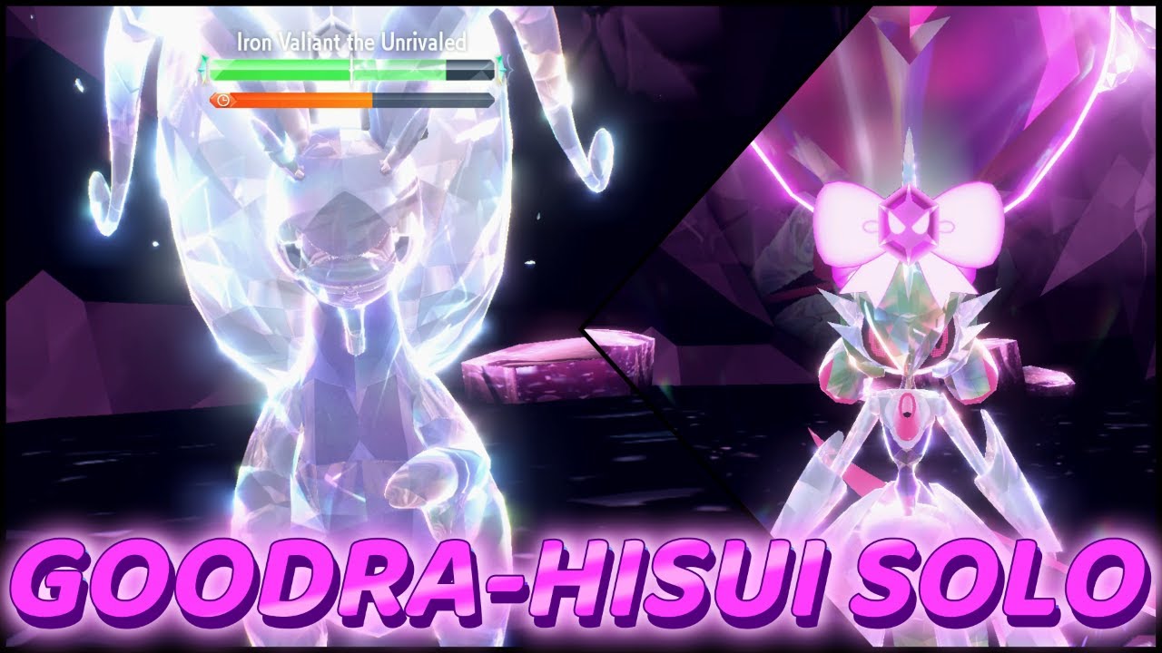 FAST GOODRA-HISUI BUILD To Solo 7 Star Iron Valiant Tera Raid - YouTube