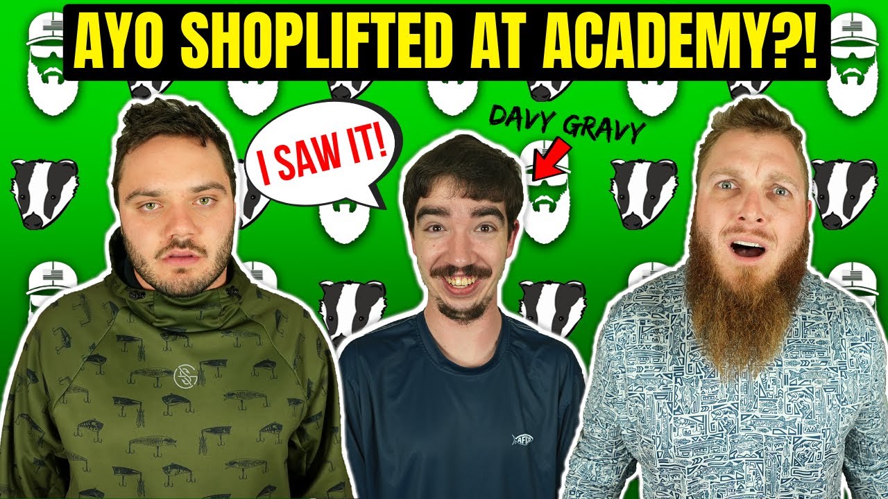 AYO SHOPLIFTED at Academy?! Davy Gravy Joins the Podcast - Fishing ...