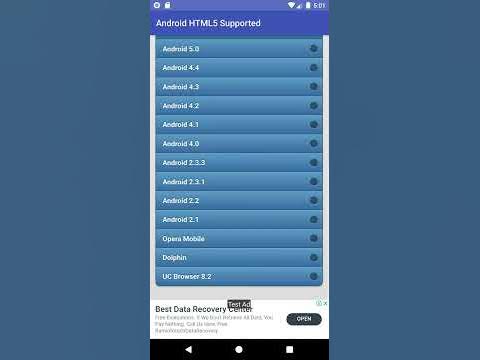 HTML5 Supported for Android - YouTube