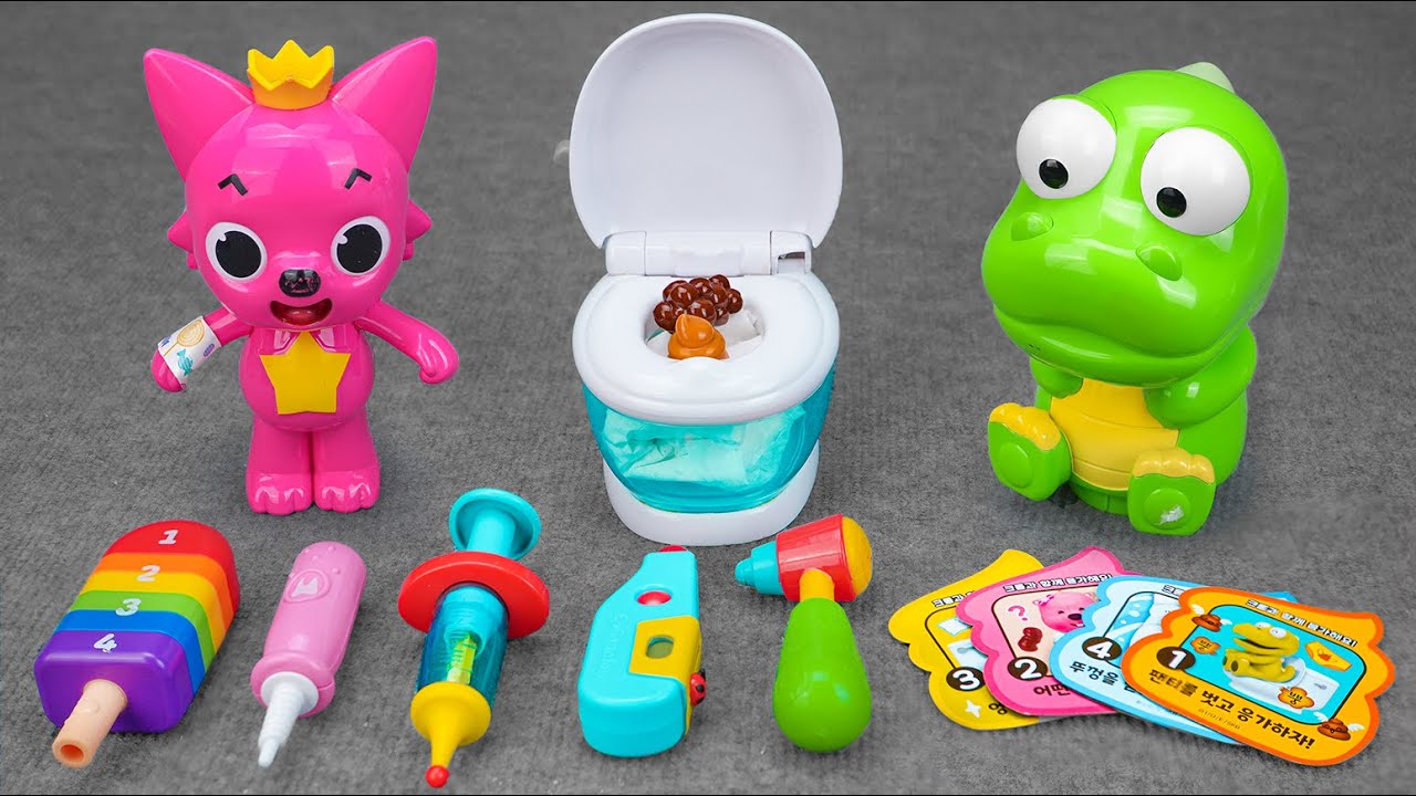 110 Minutes Satisfying with Unboxing Pinkfong & Crong Eating and Potty ...
