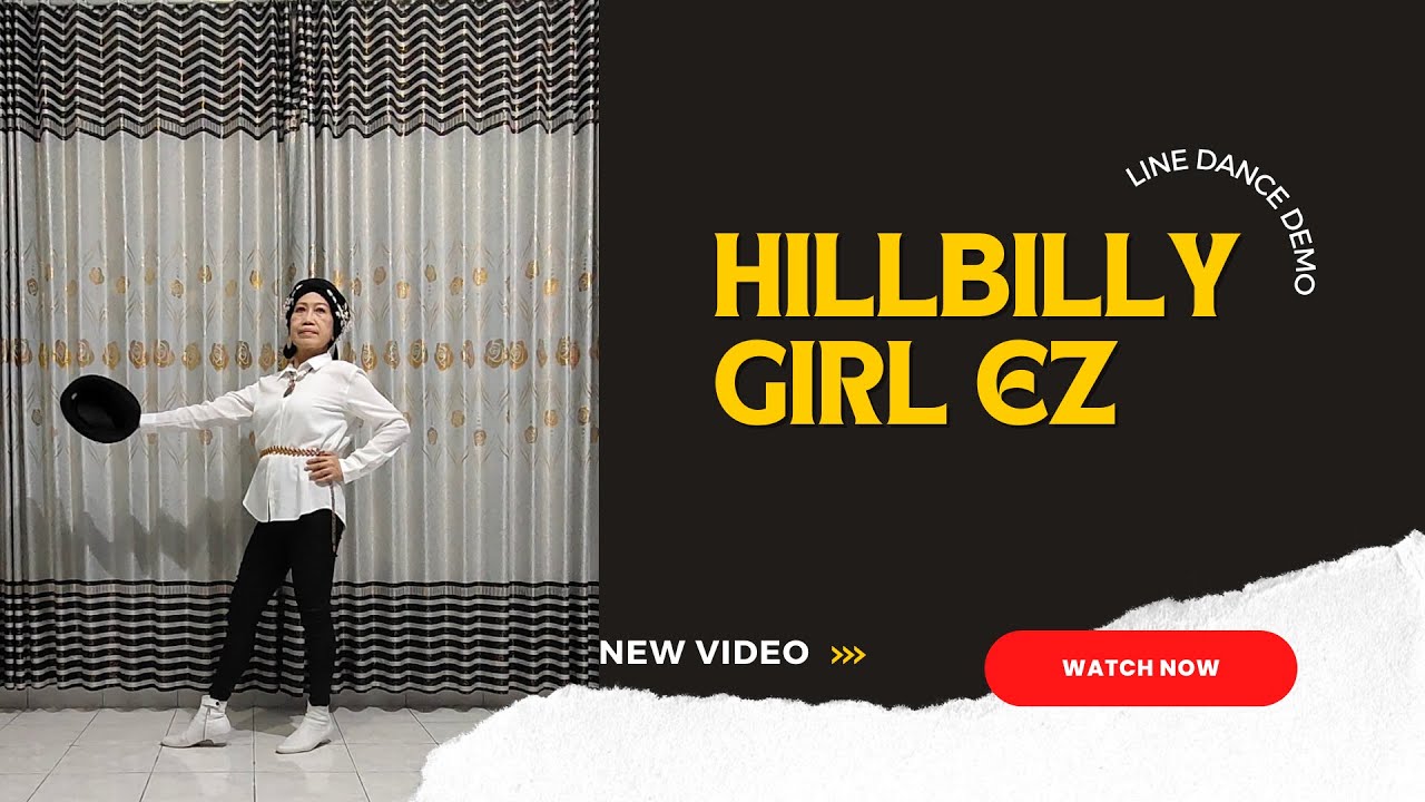 Hillbilly Girl EZ Line Dance Demo | Elaine Richard (CAN) | Beginner | July 2022 | - YouTube