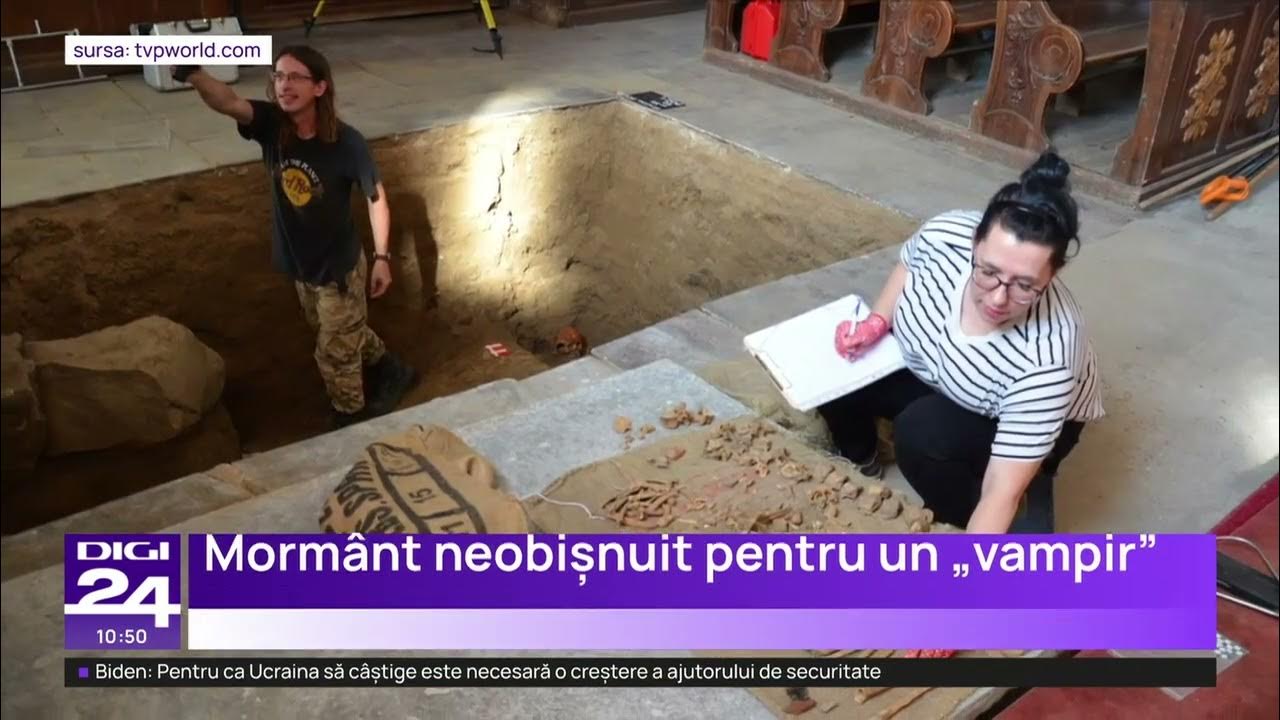 Scheletul unui „vampir” a fost descoperit într-o biserică din Polonia - YouTube
