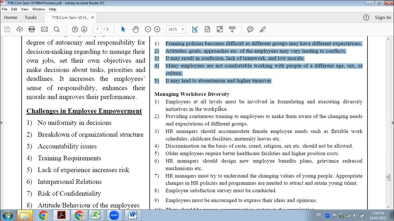 TYBCOM Sem-VI Commerce-VI (HRM) subject Guidance Lecture - 4 - YouTube