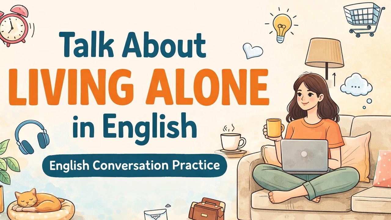 Talk About Living Alone in English | Real-Life English Practice ...