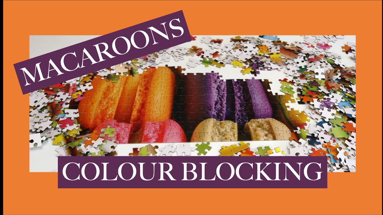 Yummy Colour Blocked Jigsaw Puzzle: Macaroons from YWOW Brands - YouTube
