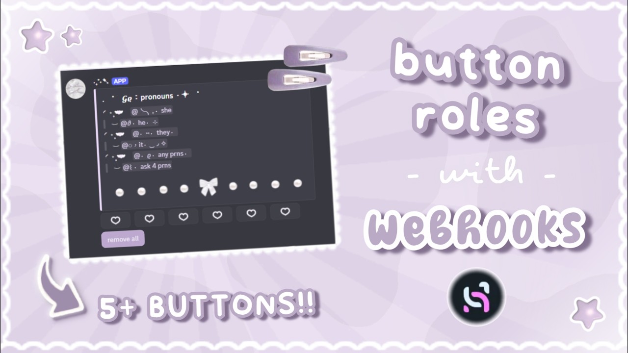 how to make reaction roles with buttons (discohook utils) | PC + MOBILE ...