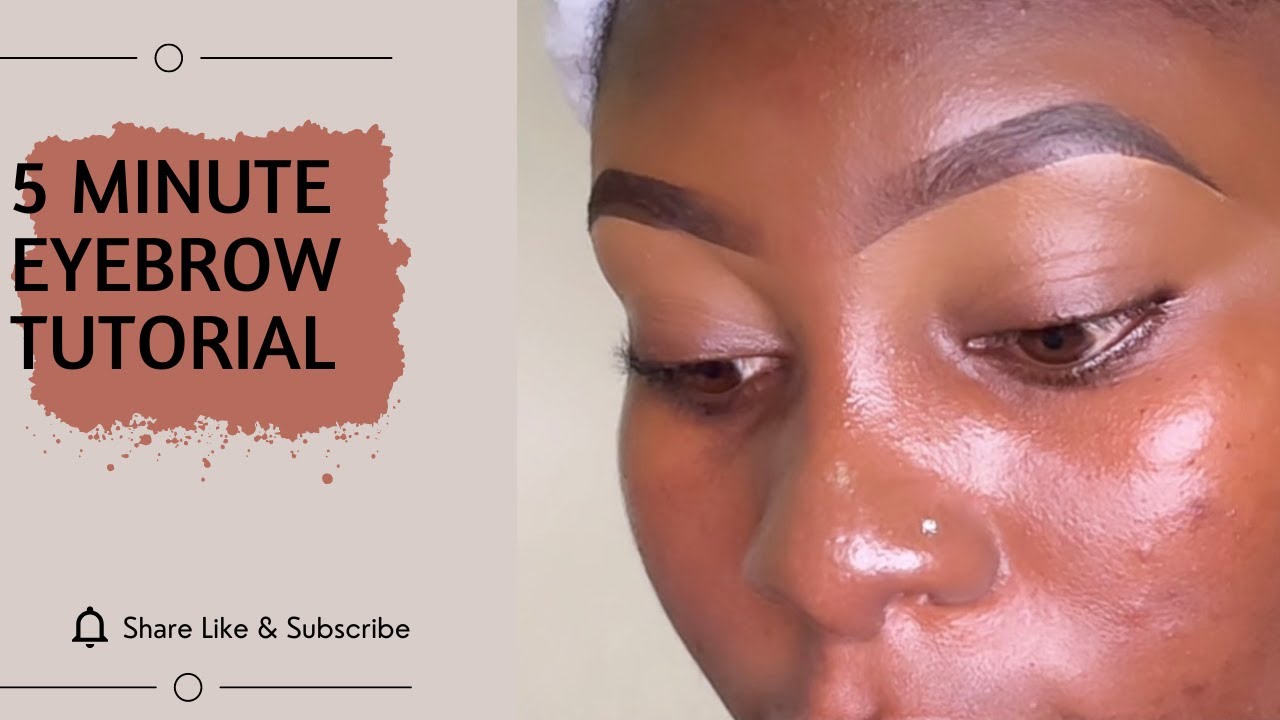 EYEBROW TUTORIAL - How to make your eyebrows look natural and full ...