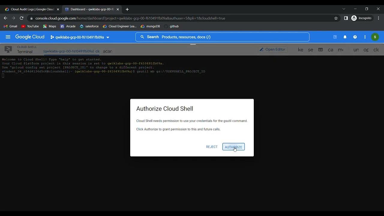 Cloud Audit Logs || GCCP 2k22 || Google Cloud Skills Boost - YouTube