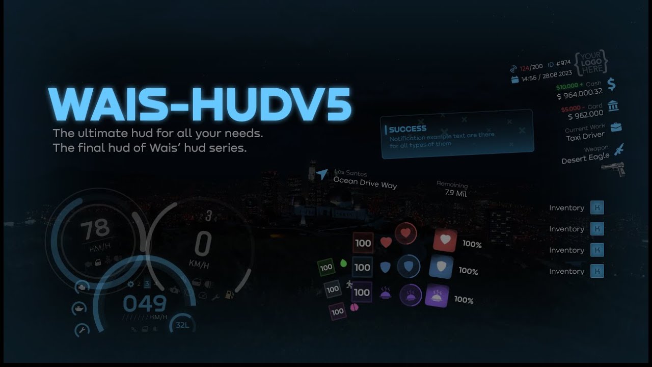 Wais-hudv5 | Advanced modern hud | Change Options | Save Options ...
