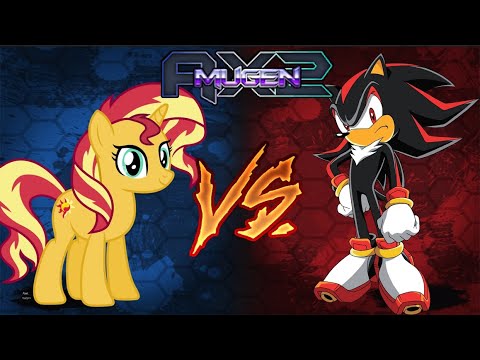 Mugen Sunset Shimmer vs Shadow - YouTube