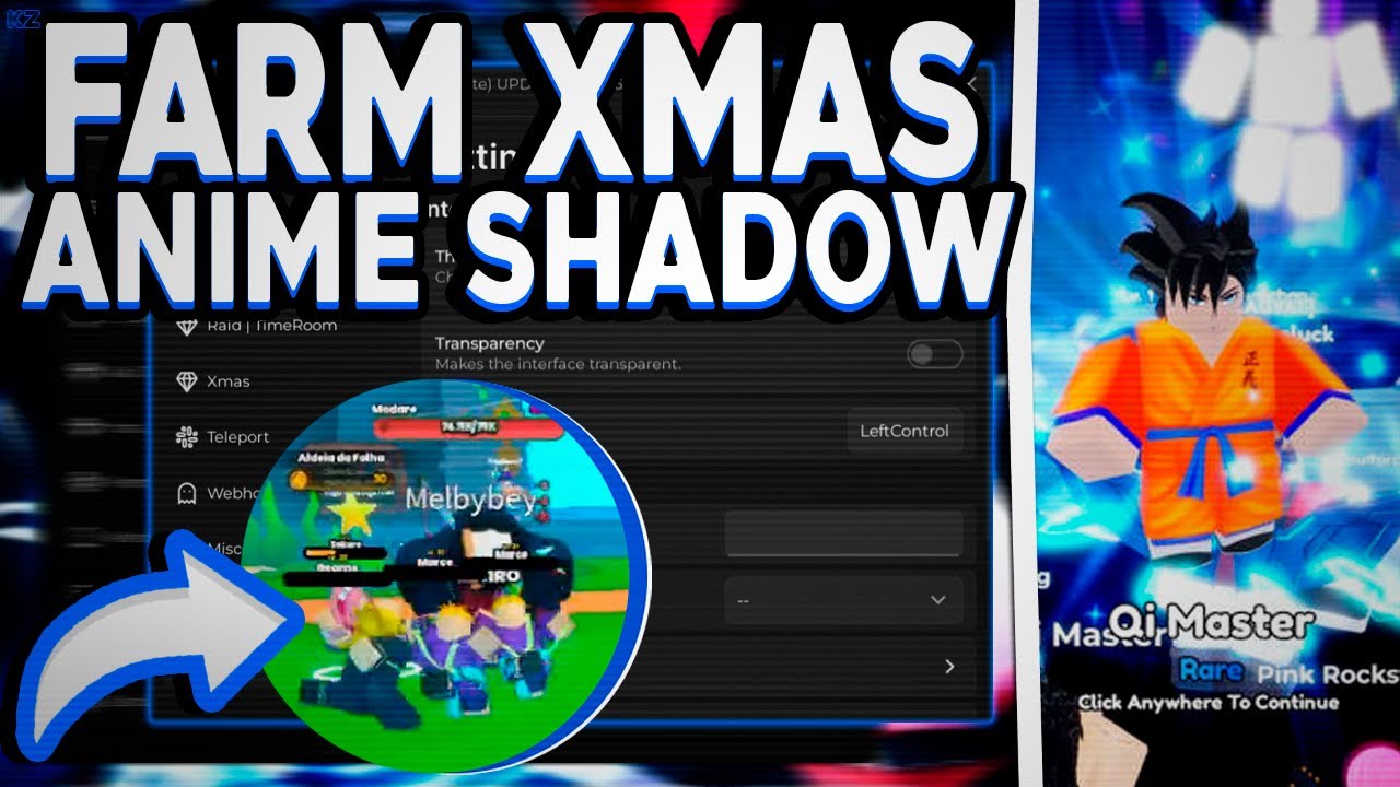 Roblox Anime Shadow SCRIPT - Auto Farm XMAS, Auto Trial, Inf Candy Cane ...