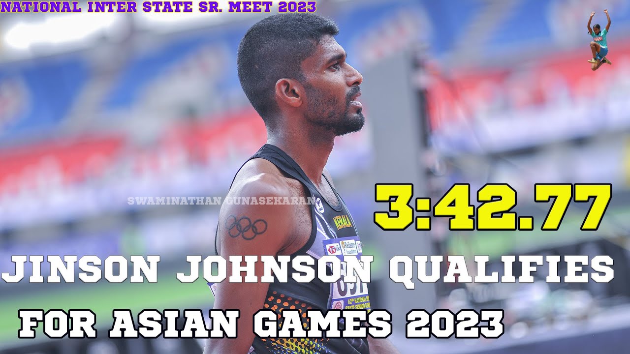 1500m Men final || Battle to the finish line between Jinson Johnson and Ajay Kumar Saroj - YouTube