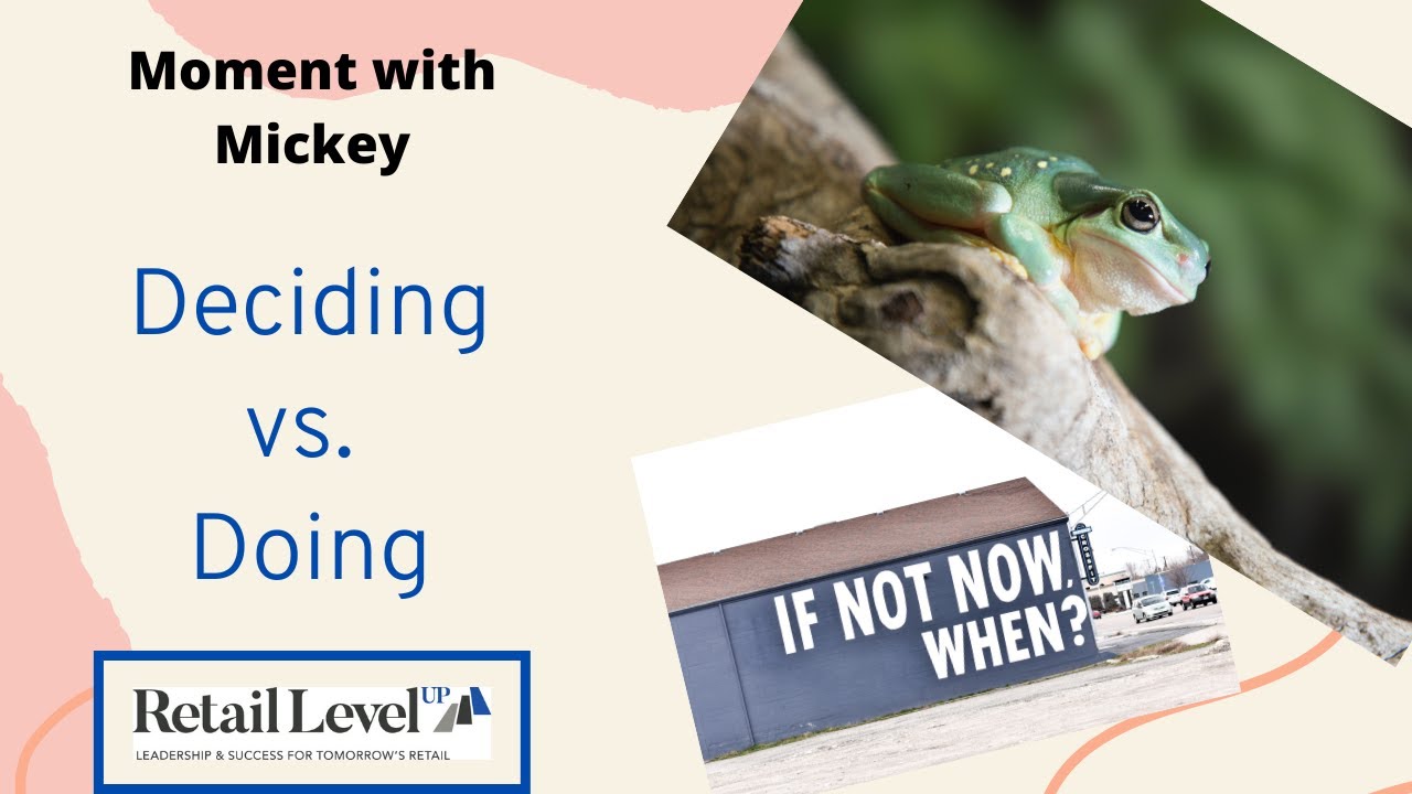 Deciding vs. Doing - Moment with Mickey - YouTube
