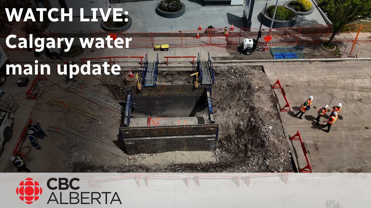 Calgary officials provide update on water main break - June 22 - YouTube