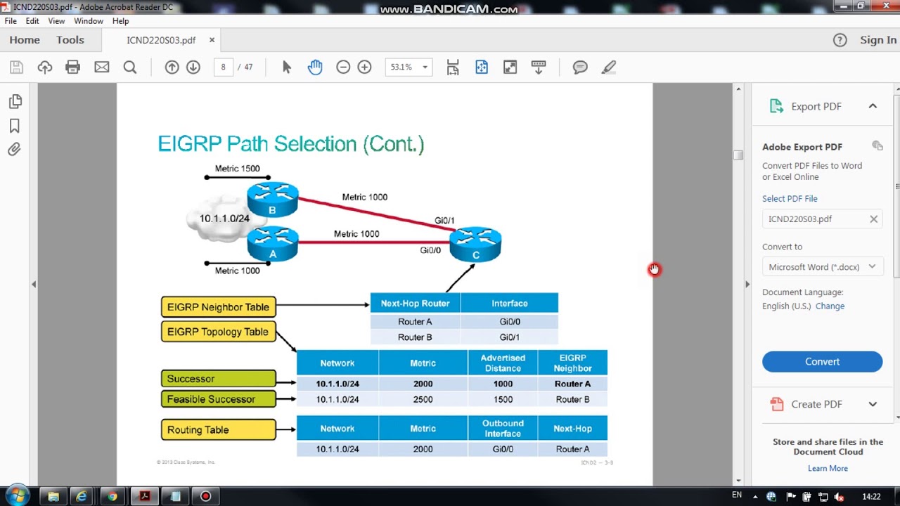 การใช้ EIGRP Implementing EIGRP - YouTube