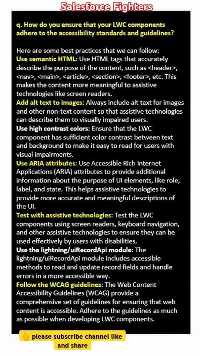 LWC Lightning Web Components interview questions and answers #interview #lwc - YouTube